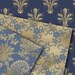 Victorian Blue and Gold Digital Paper, Ornate Seamless Patterns With ...
