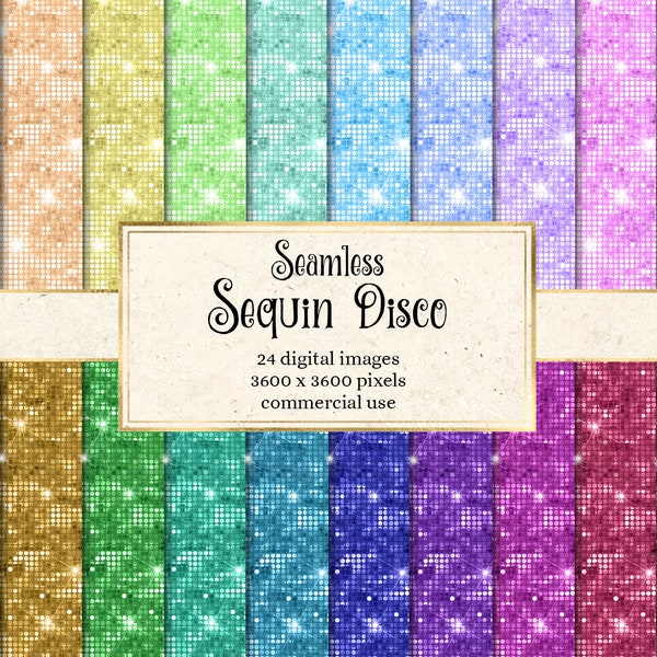 Disco Sequin - Etsy