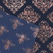 Rose Gold and Navy Digital Paper, Seamless Patterns (JPG) - Etsy