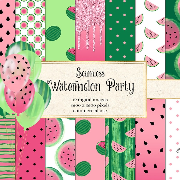 Watermelon Paper - Etsy