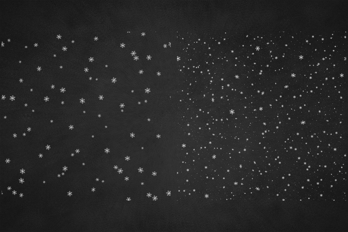 Seamless White Snowflake Overlays Snowflake Patterns PNG - Etsy