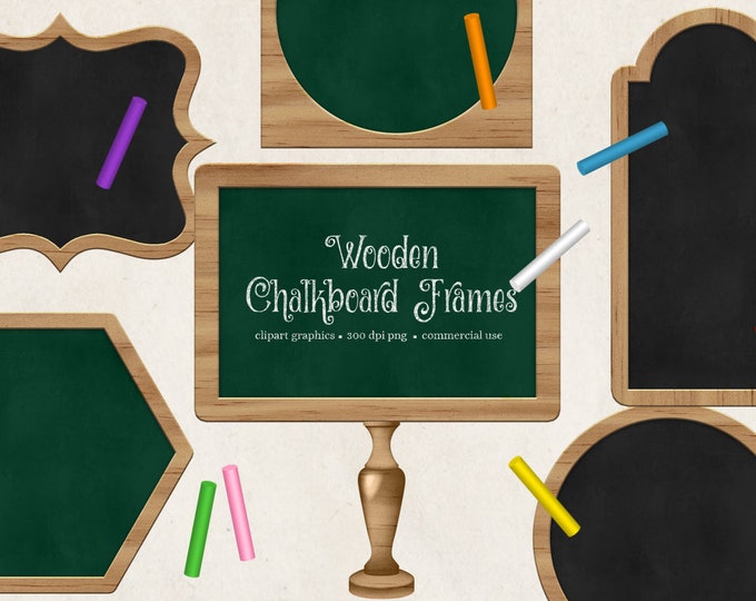 Chalkboard Animals Clipart, Dog Clipart, Chalk Cat Clipart, Bear Clip ...