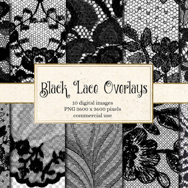 Black Lace - Etsy