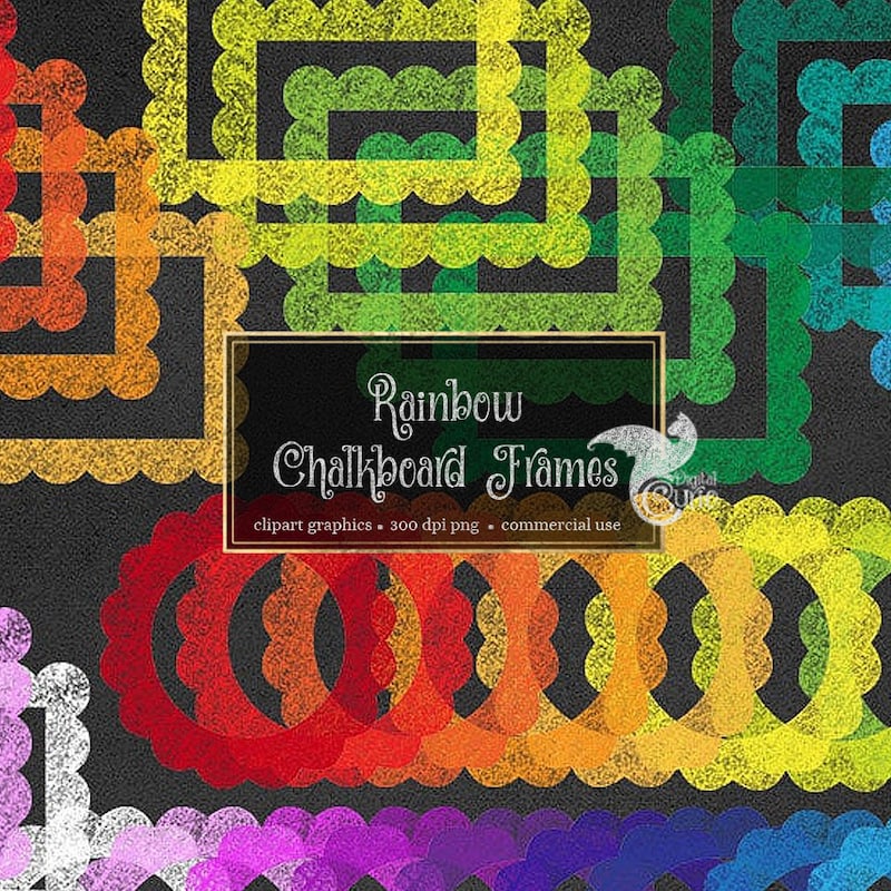 Chalk Photo Overlays - Etsy