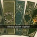 Gilded Green Book Covers, Printable Decorative Gilded Book Covers 8.5 X ...
