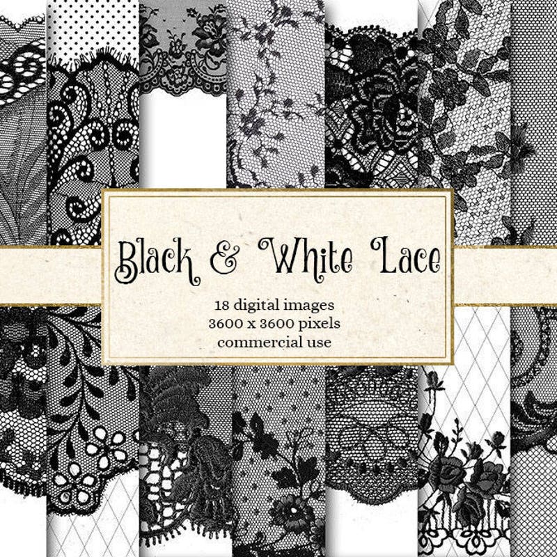 Lace Scrapbook Paper - Etsy