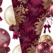 Burgundy and Gold Glam Balloons Digital Paper - Seamless Patterns ...