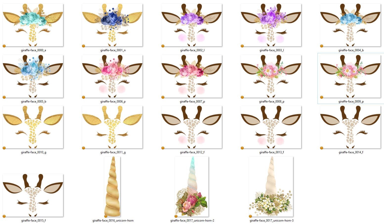 Giraffe Faces Clipart Giraffe Eyes Face Eyelashes Cute - Etsy UK