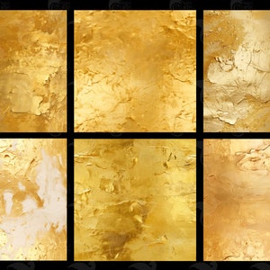 Gold Paint Textures - Seamless Digital Paint Backgrounds Instant ...