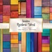 Rainbow Wood Textures Digital Paper, Seamless Rustic Wood Digital Paper ...