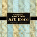 Blue and Gold Art Deco Digital Paper, Seamless Deco Patterns With Gold ...