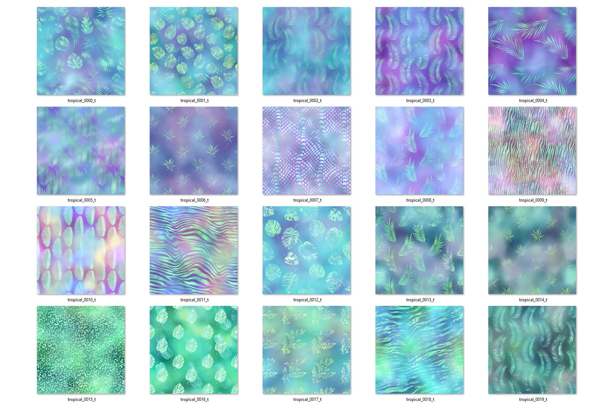 Green Tropical Shimmer Digital Paper Seamless Green and Gold - Etsy