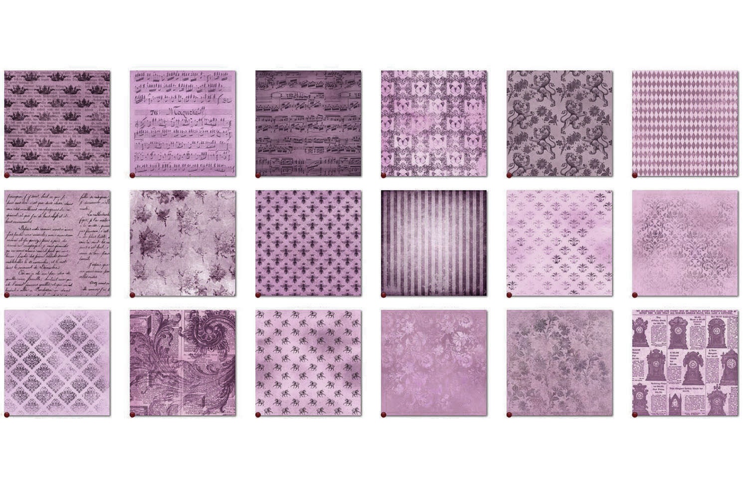 Vintage Mauve Digital Paper Rustic Lavender Textures - Etsy