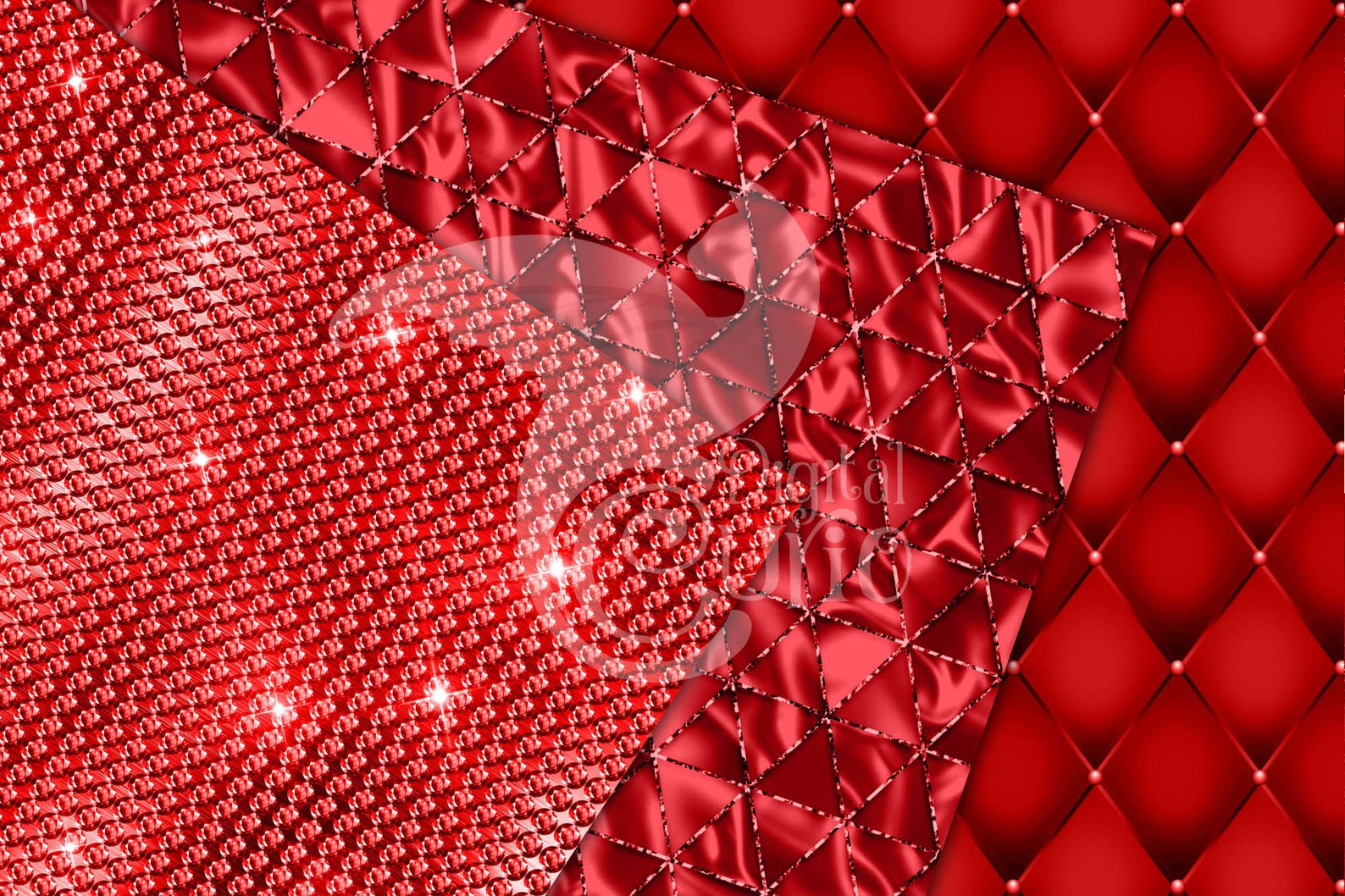 Luxury Red Digital Paper Seamless Red Textures Red Glitter - Etsy