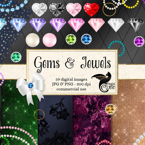 Jewel Clipart - Etsy