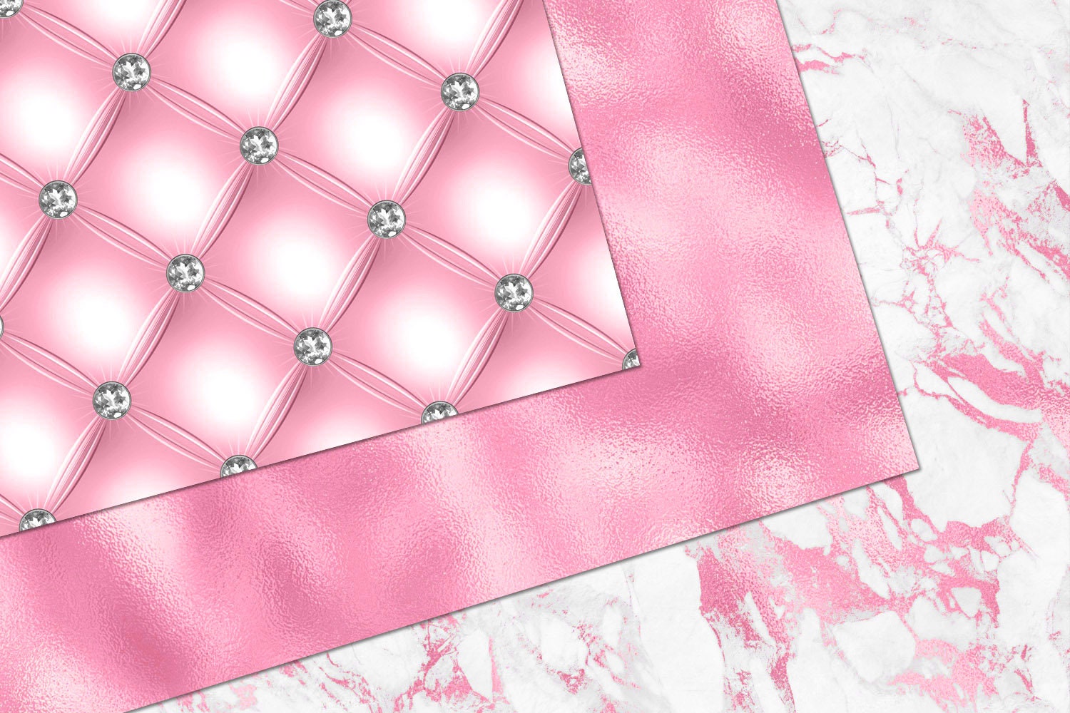 Glitzy Pink Digital Paper Seamless Baby Pink Patterns and - Etsy