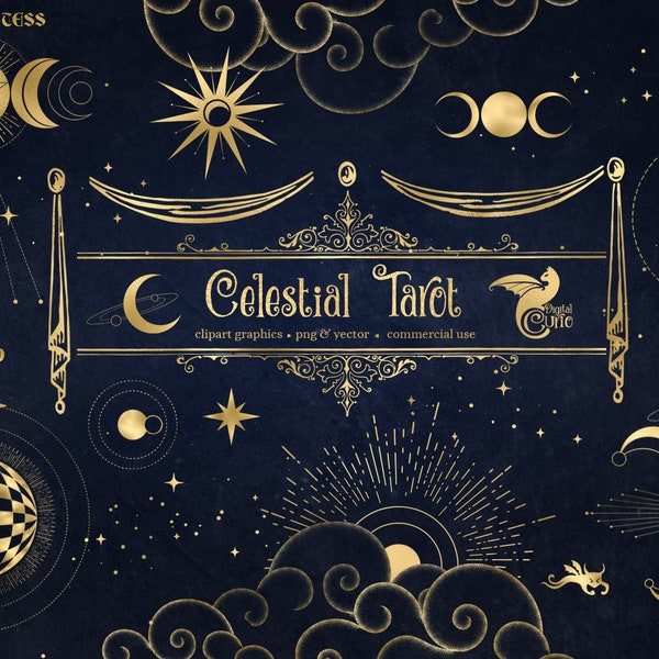 Celestial Clip Art - Etsy