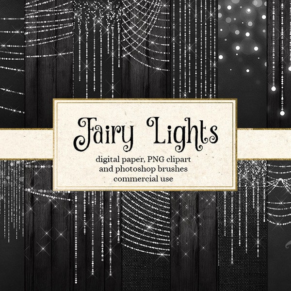 Fairy Lights Clipart - Etsy