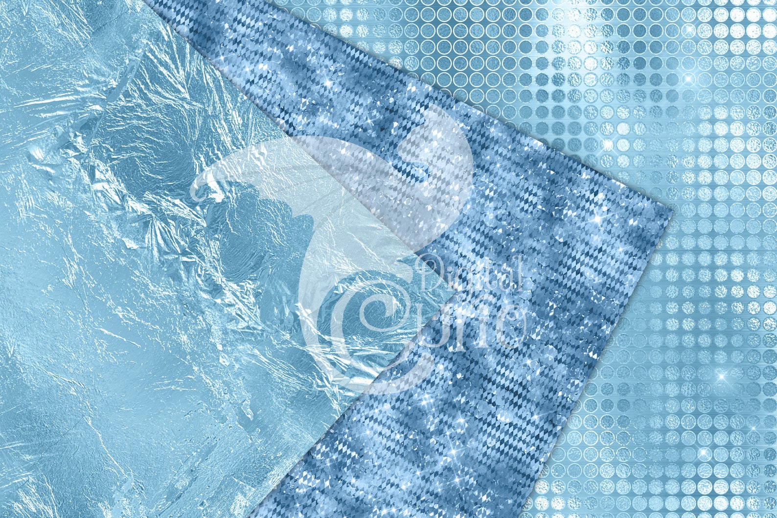 Luxury Baby Blue Digital Paper Seamless Blue Scrapbook Paper - Etsy