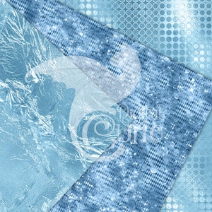 Luxury Baby Blue Digital Paper, Seamless Blue Scrapbook Paper, Pastel ...