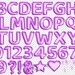 Purple Foil Balloon Alphabet Clip Art - Digital Instant Download ...