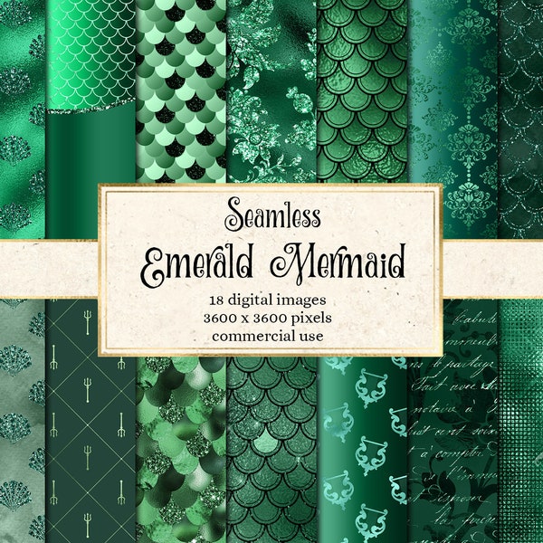 Green Mermaid - Etsy