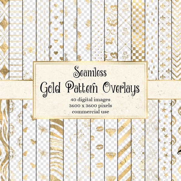 Gold Patterns - Etsy