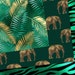Emerald Green and Gold Animal Print Digital Paper, Safari Patterns ...