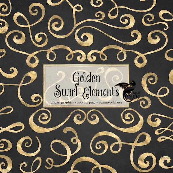 Flourish Clip Art - Etsy