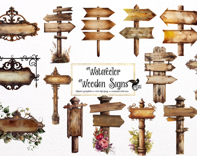 Wooden Signs Overlay Photoshop Overlays for Photographers, Invitations ...