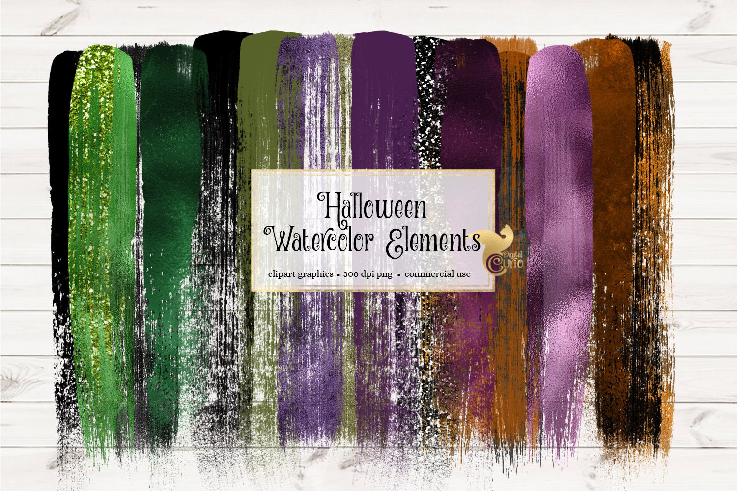 Craft Supplies & Tools Materials PNG watercolor brushes Halloween Brush ...