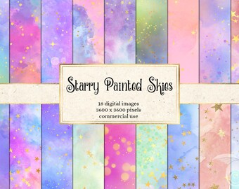Whimsical Digital Paper | Etsy