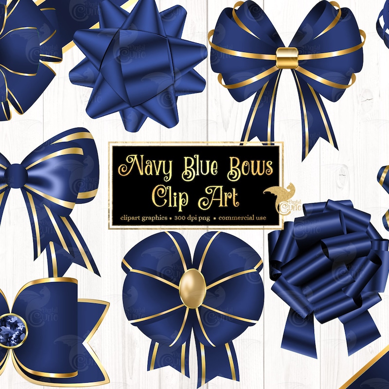 Navy Blue Bows Png - Etsy