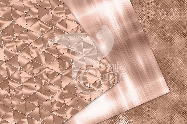 Luxury Rose Gold Digital Paper Seamless Rose Gold Scrapbook - Etsy