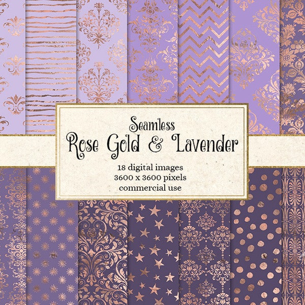 Lavender Damask - Etsy