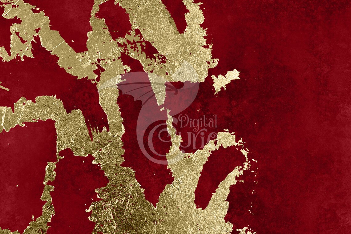 Red and Gold Foil Flake Textures - Printable Backgrounds (digital ...