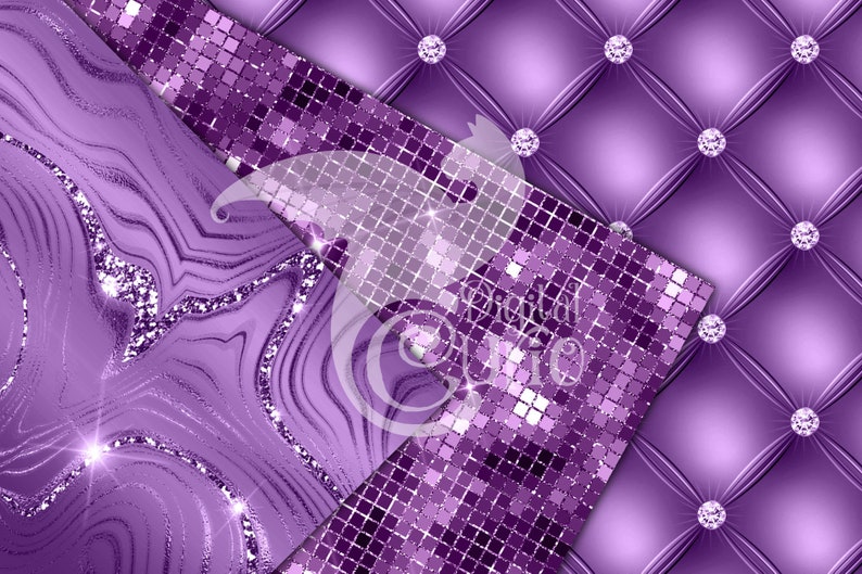 Luxury Purple Textures, Glitter Foil Backgrounds (digital Download) - Etsy