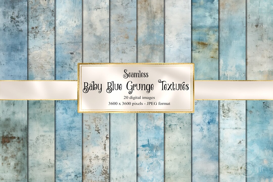 Baby Blue Grunge Textures, Seamless Textured Digital Paper, Rustic ...