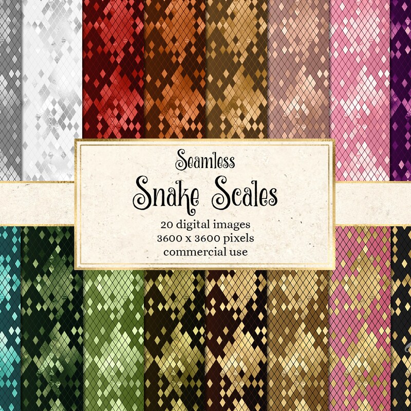 Snake Scale Pattern - Etsy