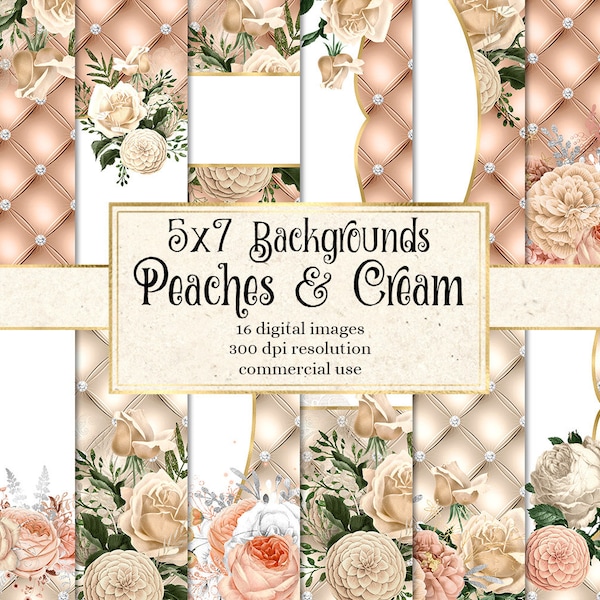 Peaches and Cream - Etsy