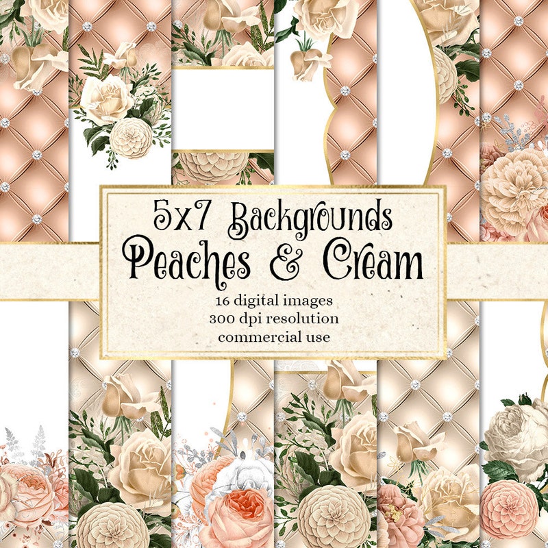 Cream Background - Etsy