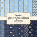 Blue and Gold Mermaid Digital Paper, Seamless Gold Mermaid Patterns ...