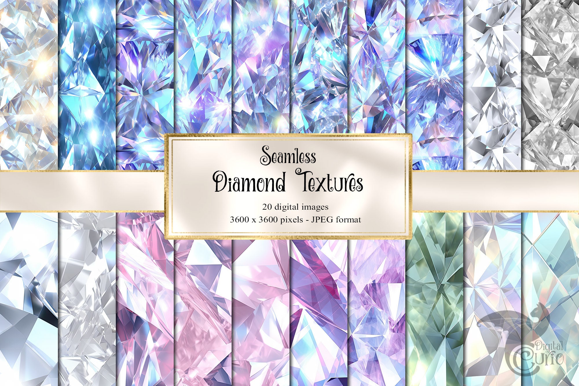 Seamless Crystal Texture