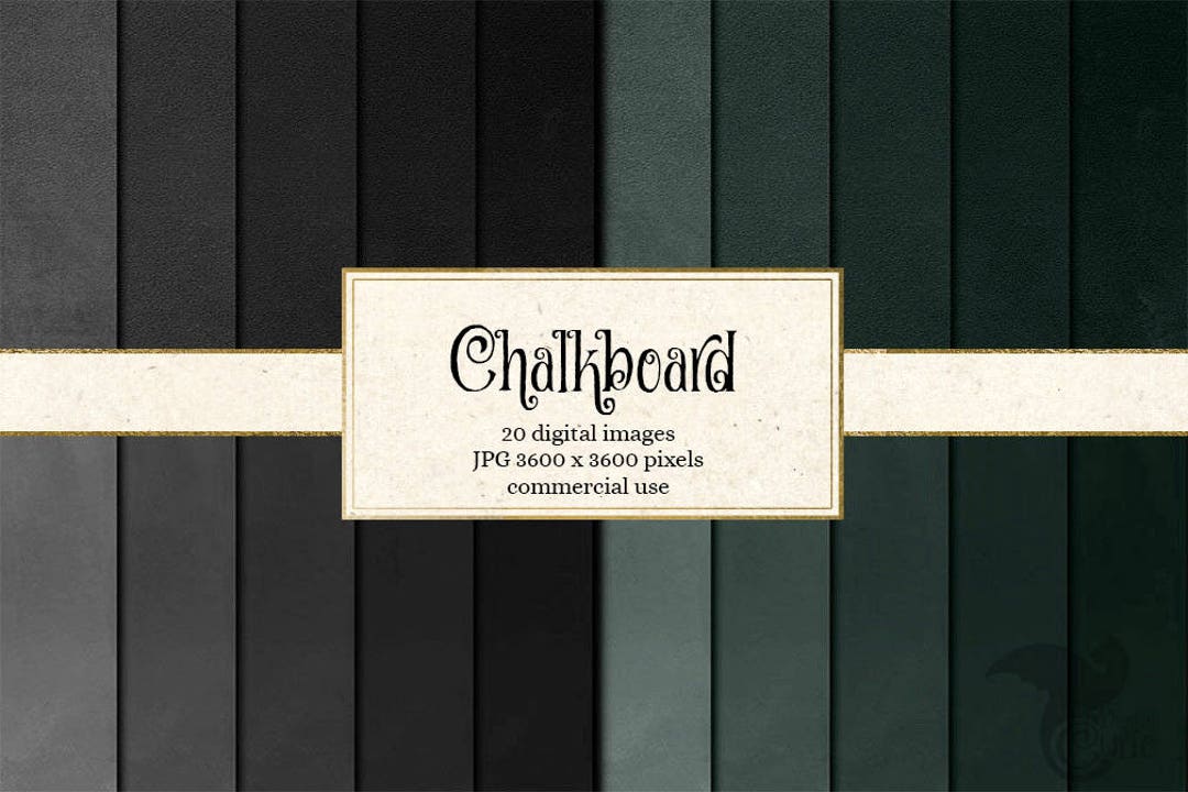 Chalkboard Digital Paper, Chalkboard Textures, Printable Scrapbook ...