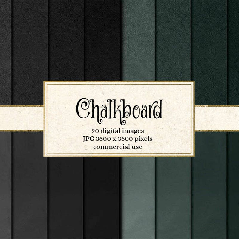 Chalkboard Digital - Etsy