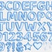 Blue Foil Balloon Alphabet Clip Art – Party Graphics (digital Download ...