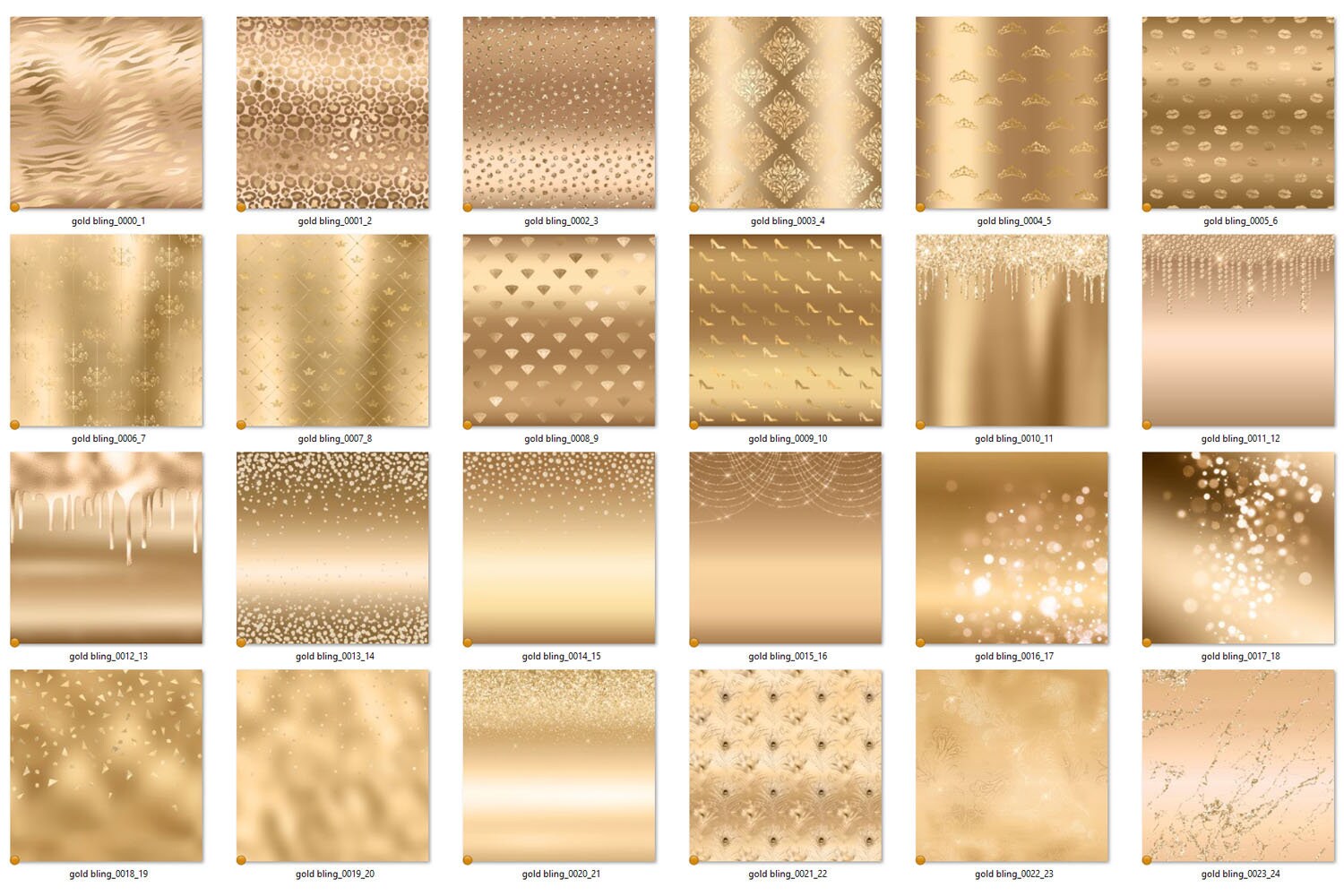 Gold Bling Digital Paper Glitter and Foil Backgrounds With - Etsy Canada