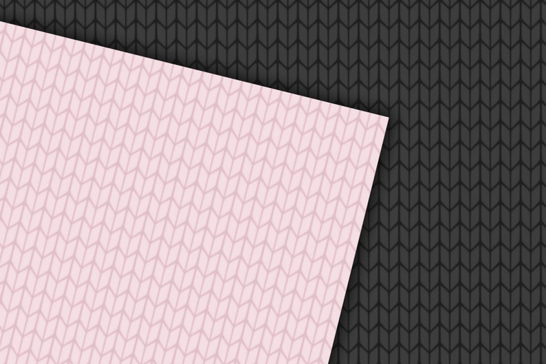 Knitted Backgrounds Digital Paper Seamless Knit Pattern | Etsy