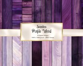 Purple Wood Textures Digital Paper Seamless Rustic Wood - Etsy