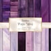Purple Wood Textures Digital Paper, Seamless Rustic Planks (digital ...